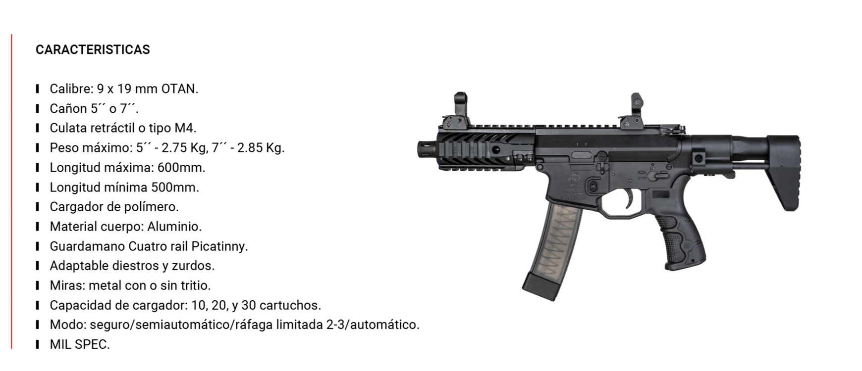EMTAN KARMIEL LTD – PISTOLAS Y FUSILES DE ASALTO - Guardian Defense ...